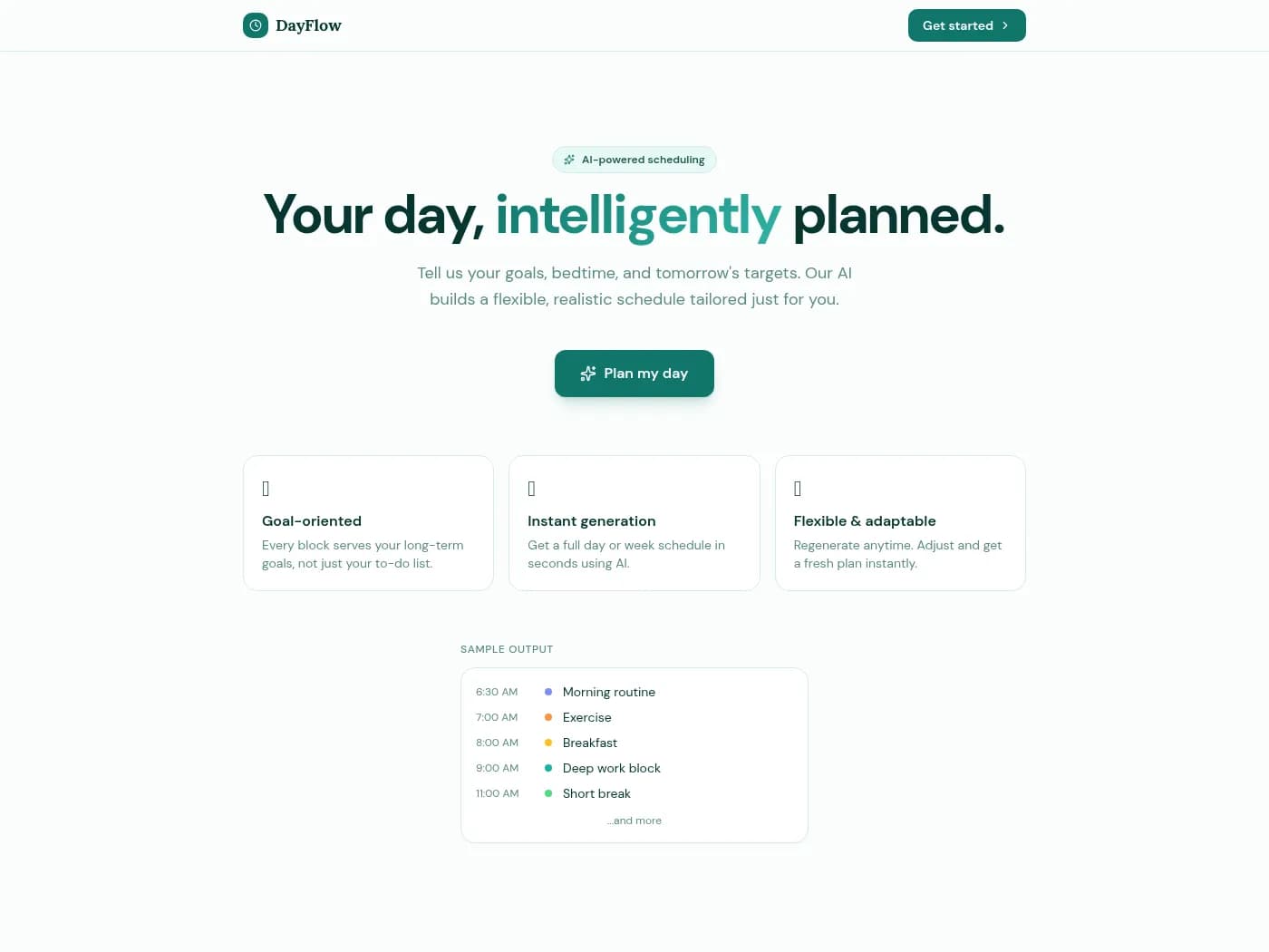 AI Time Planner