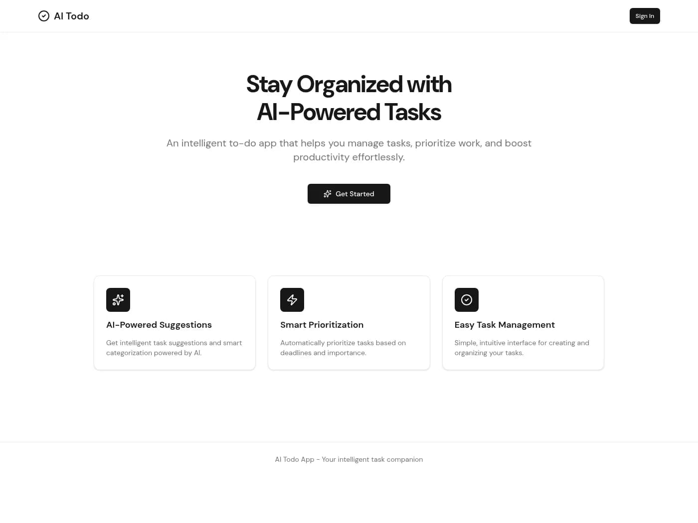 AI To-Do App