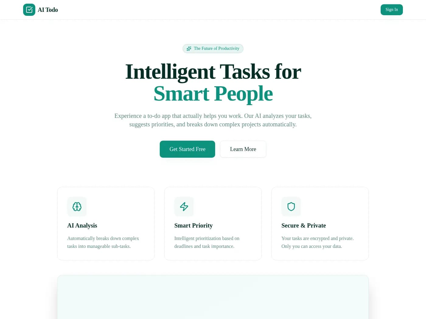 AI To-Do App