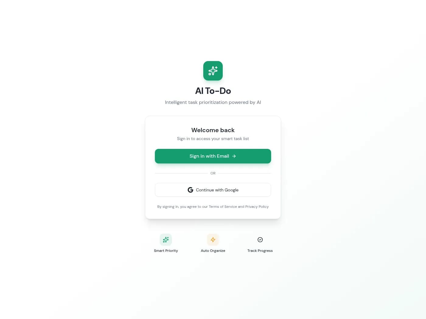 AI To-Do App