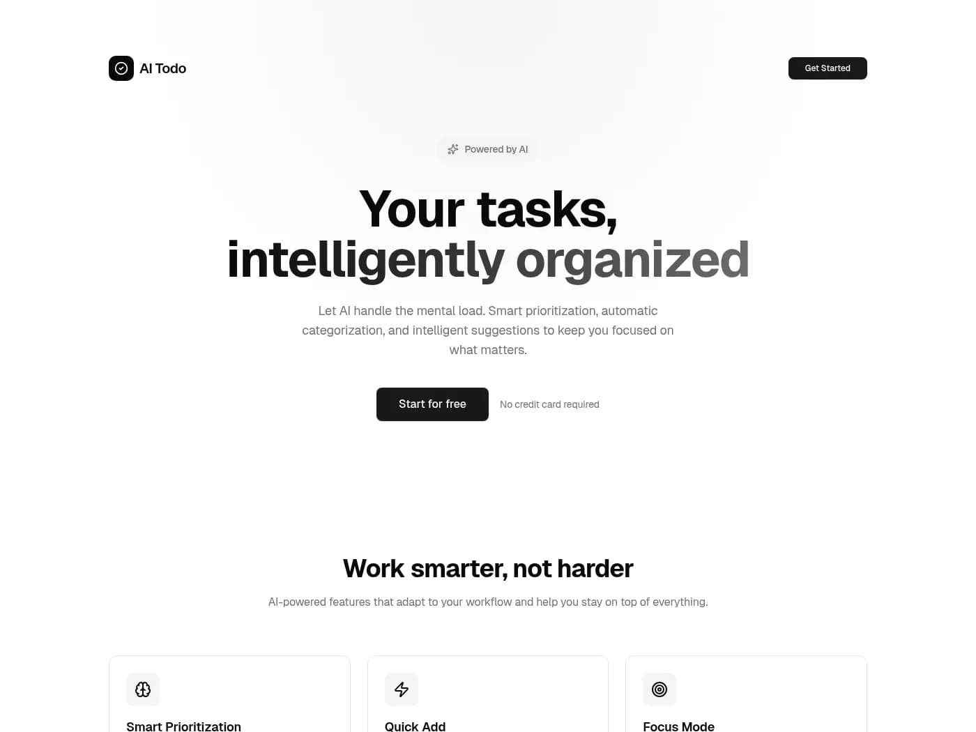 AI To-Do App