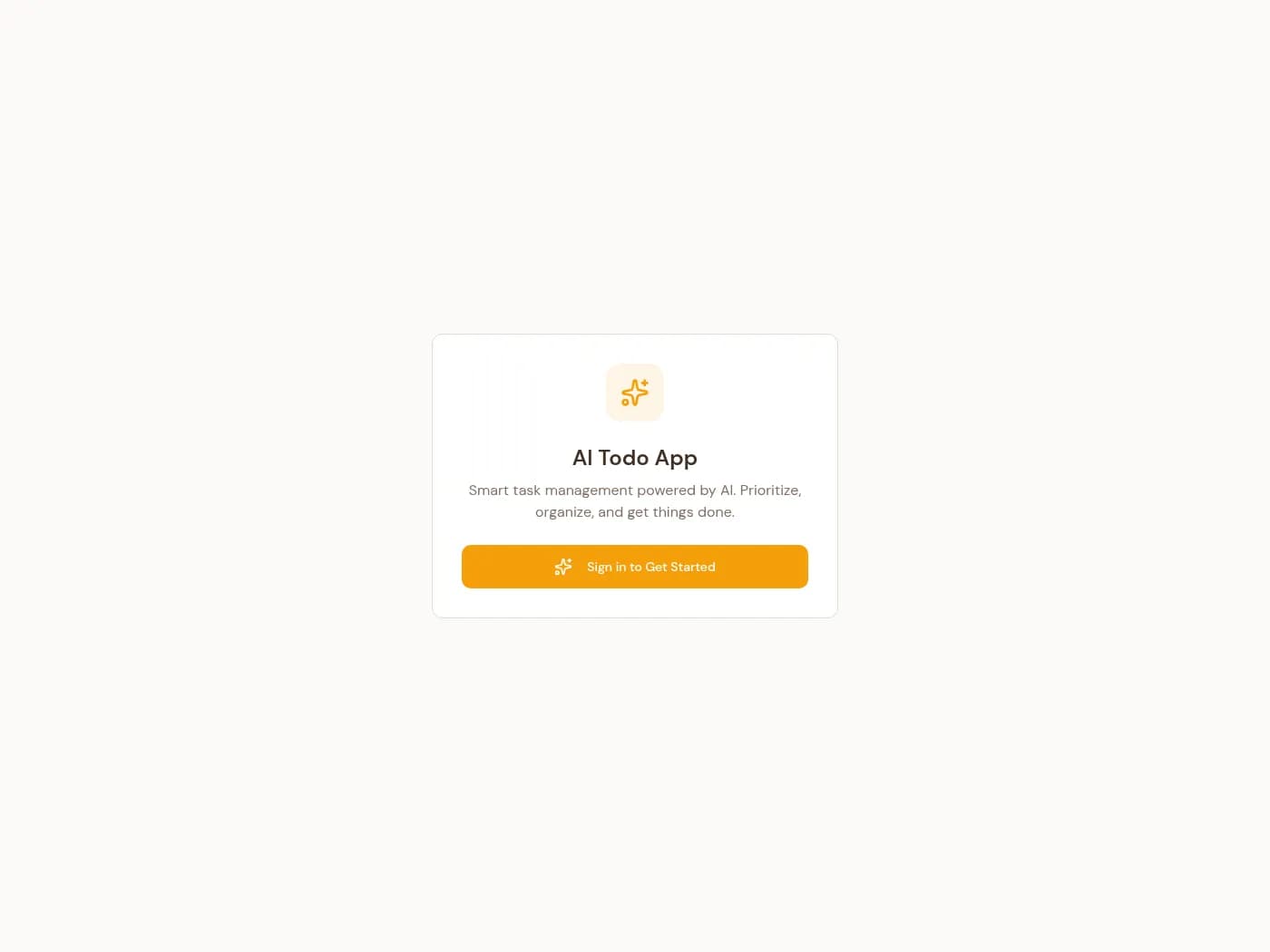 AI To-Do App