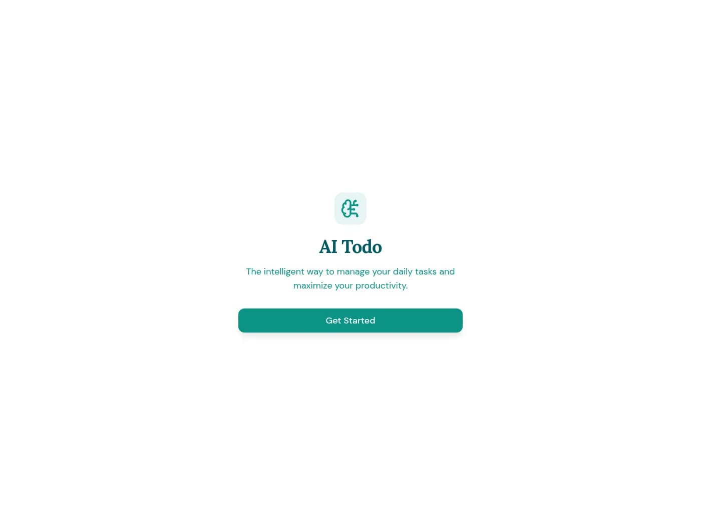 AI To-Do App