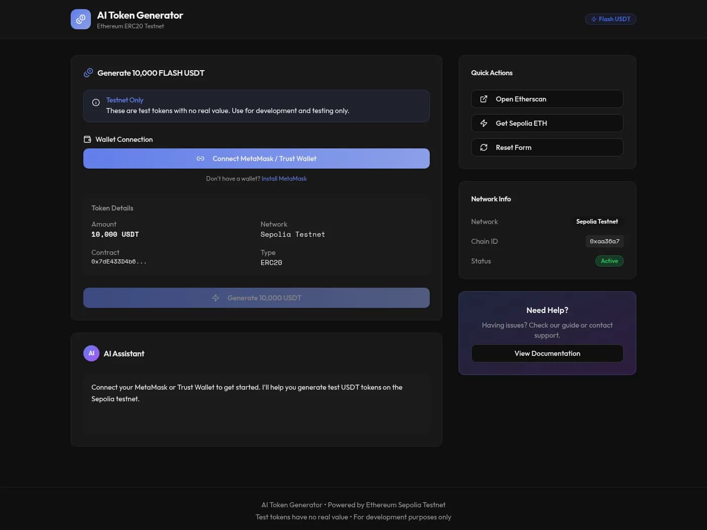 AI Token Generator