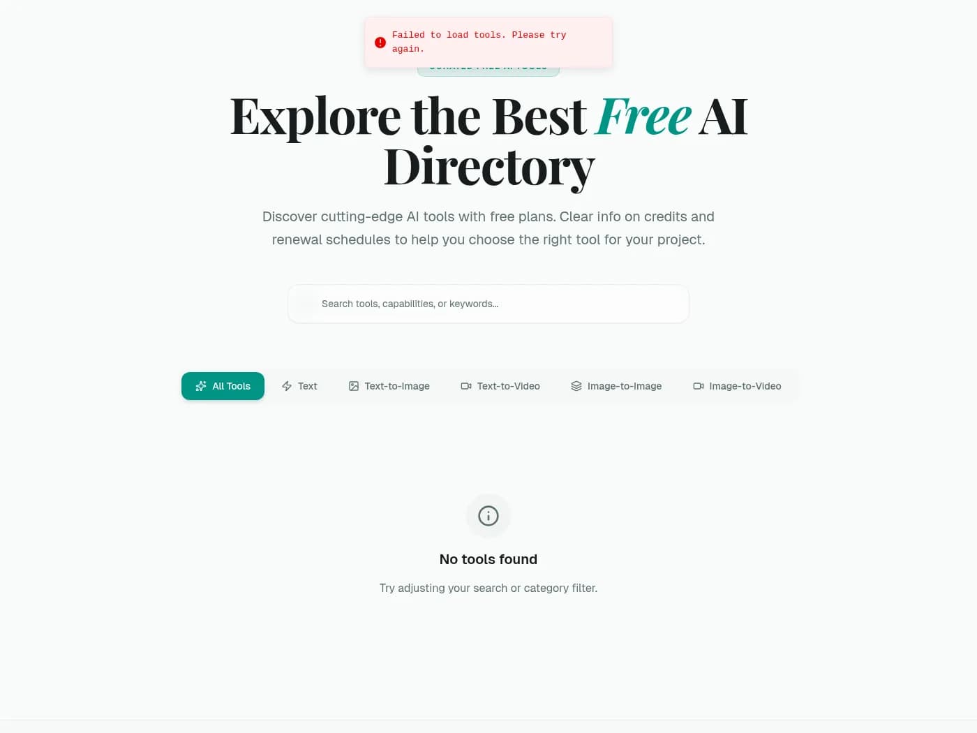AI Free Tools Directory