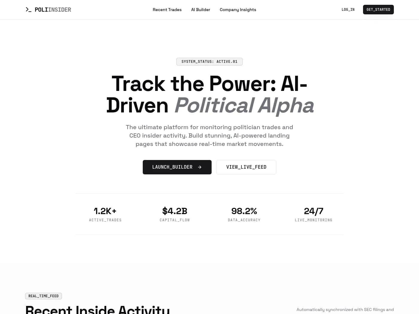 PoliInsider AI Builder
