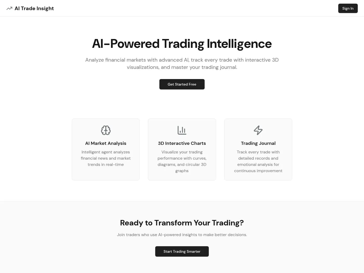 AI Trade Insight Platform