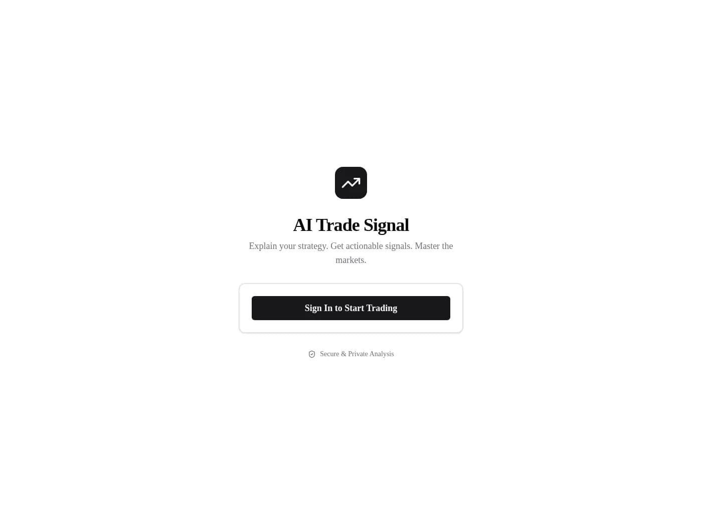 AI Trading Signal Assistant