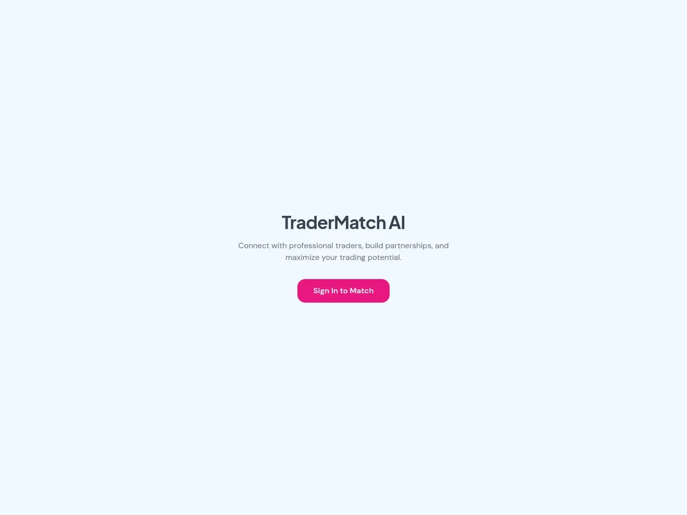 TraderMatch AI