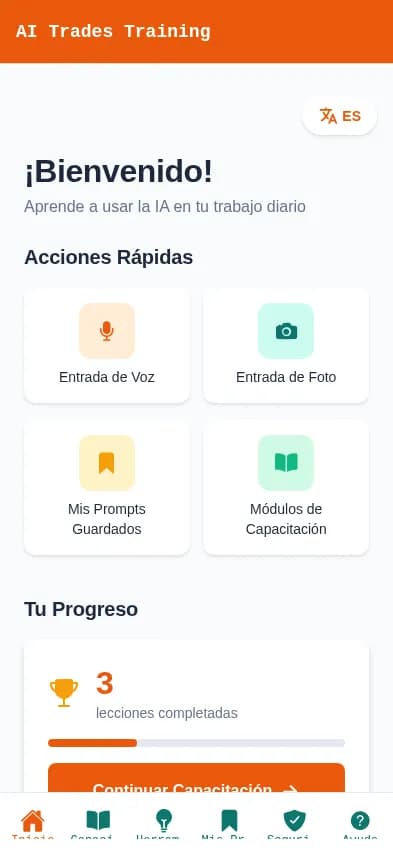 AI Trades Training App