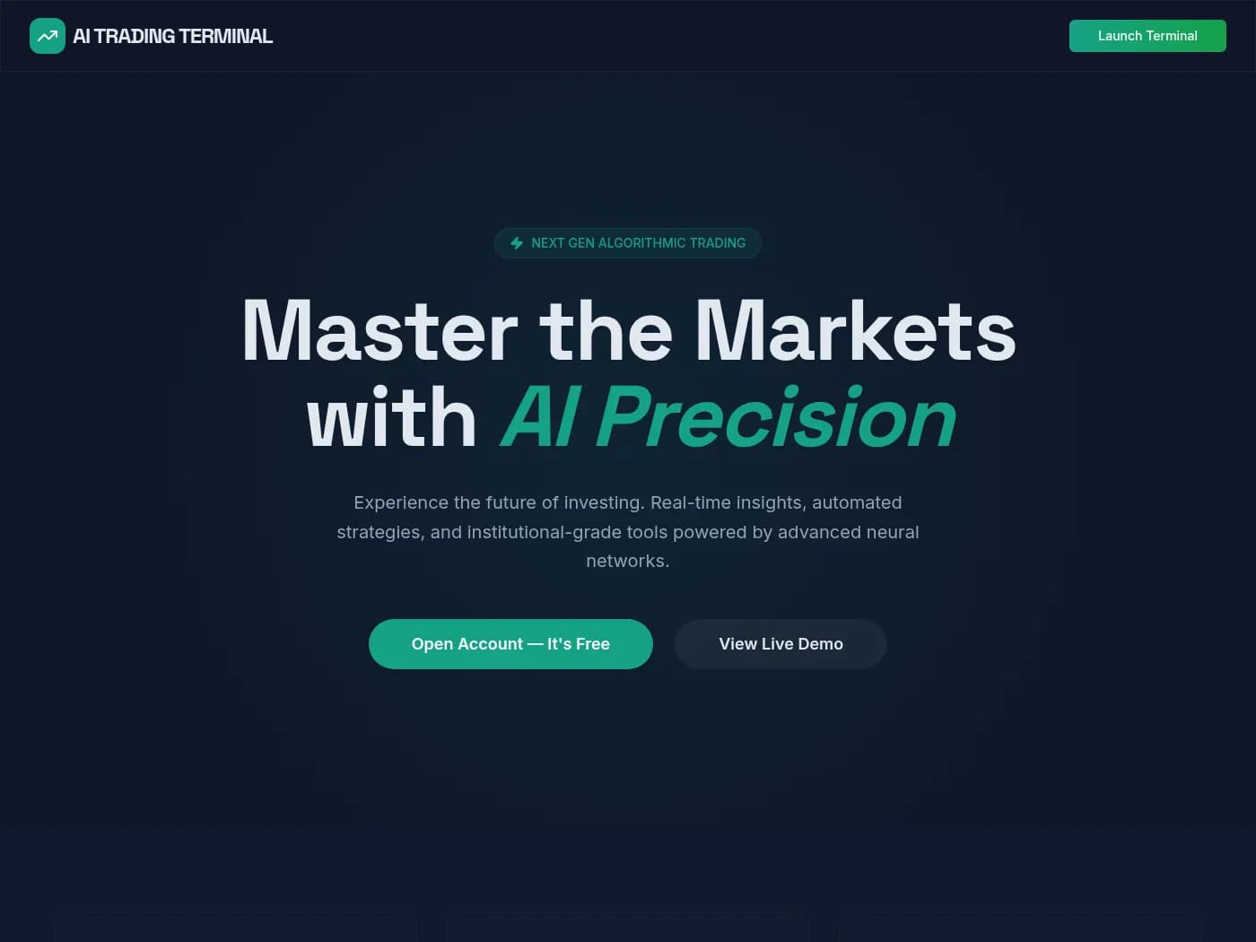 AI Stock Trading App
