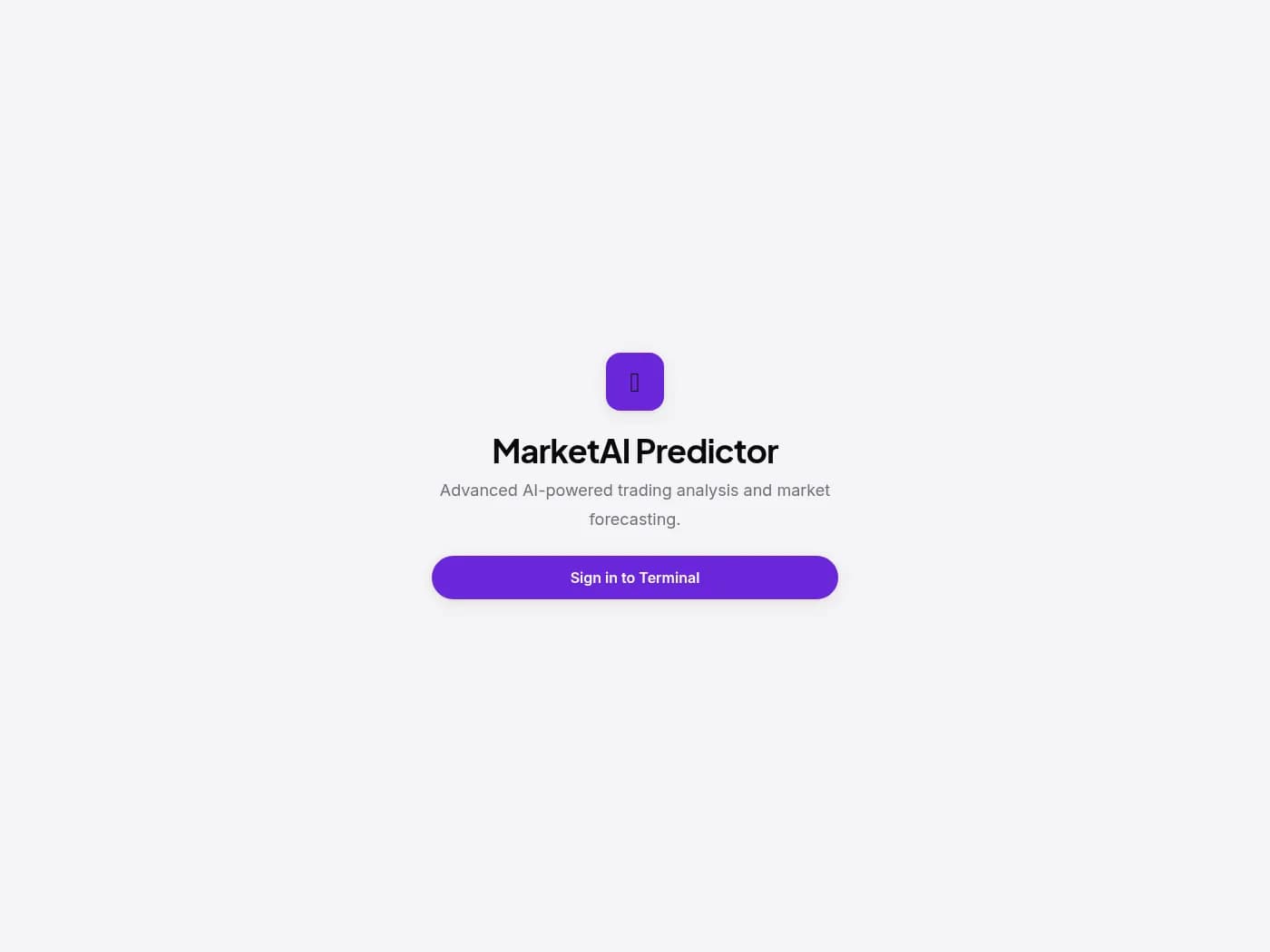 MarketAI Predictor