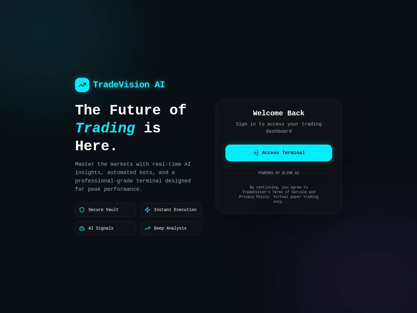 TradeVision AI Platform