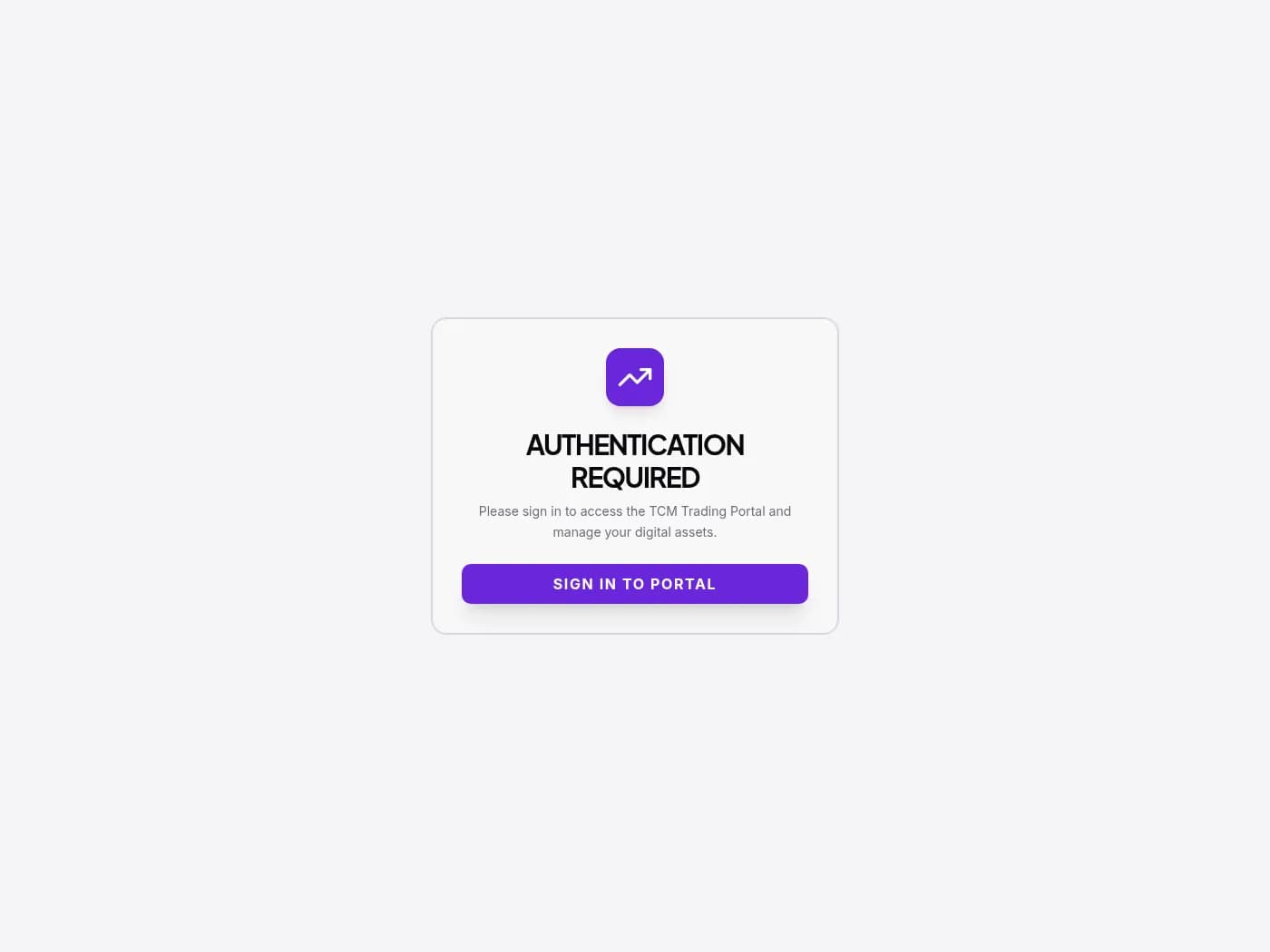 AI Trading Web Portal