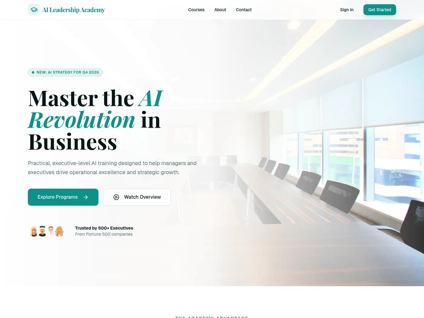 AI Leadership Academy