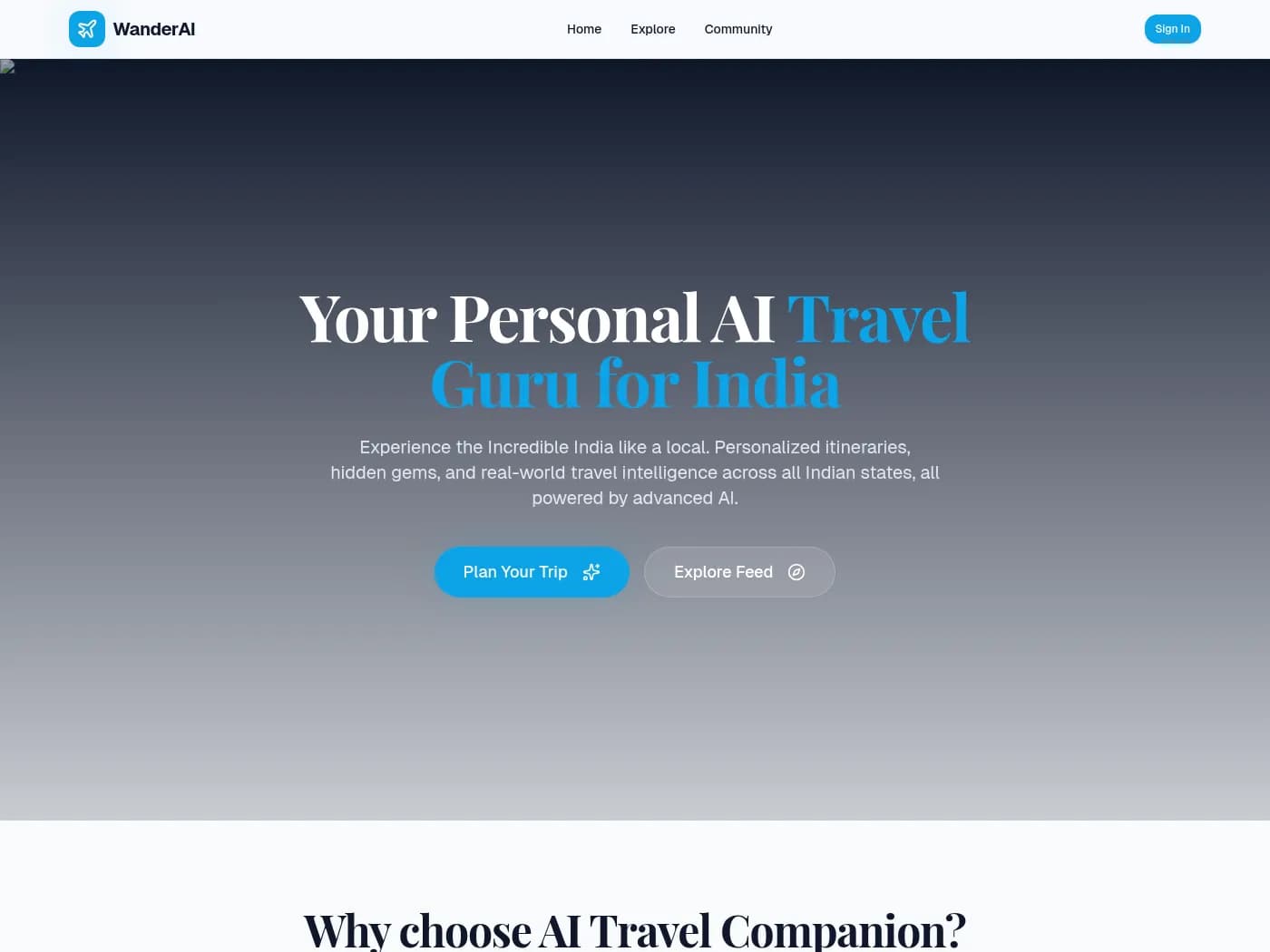 AI Travel Companion