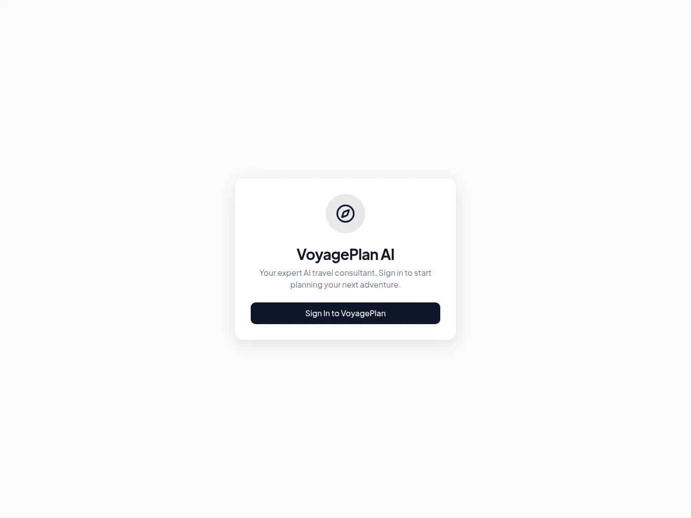 VoyagePlan AI Consultant