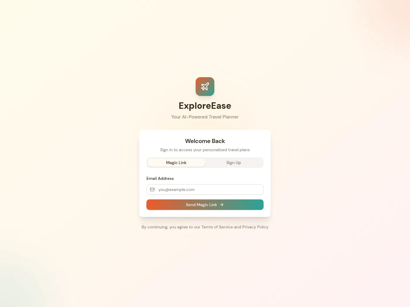 ExploreEase AI Travel Planner