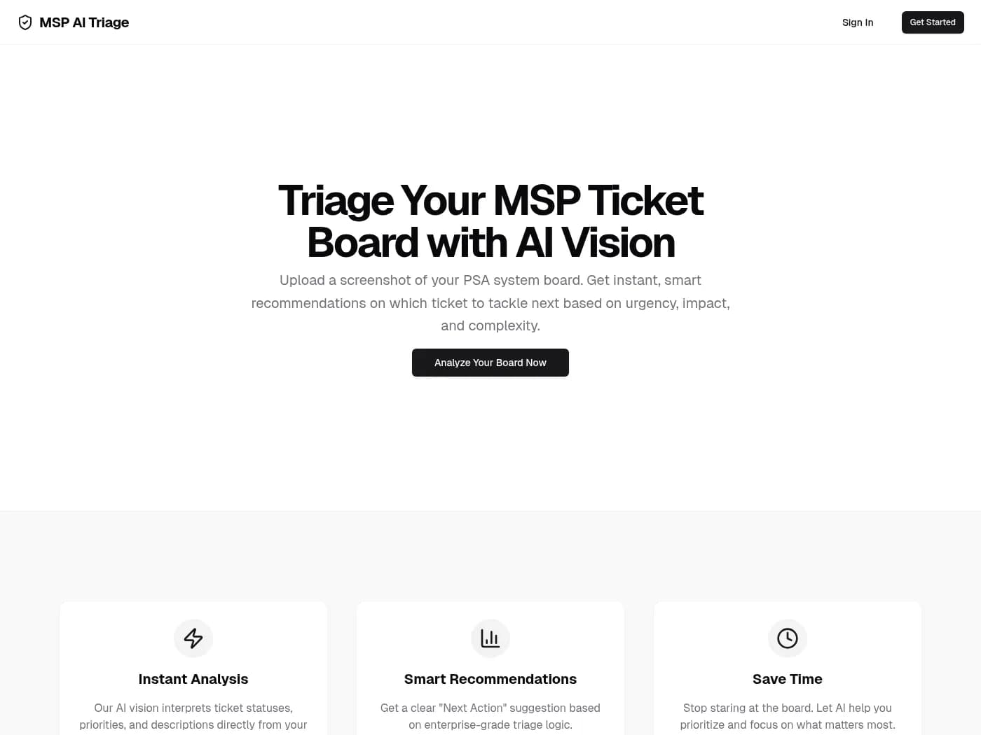 AI Triage Selector