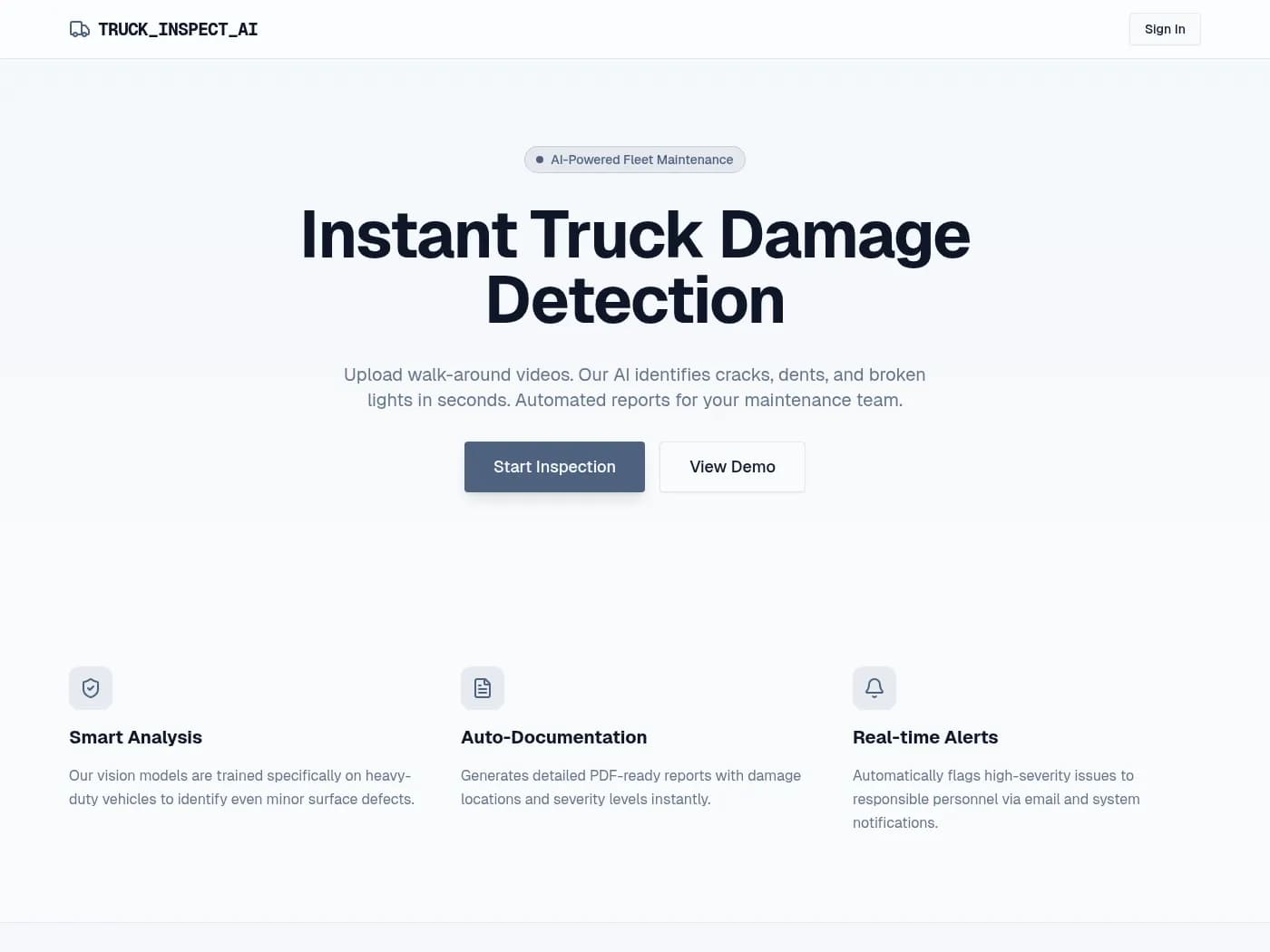 AI Truck Inspector