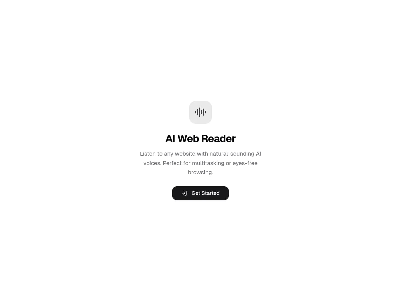 AI Web Reader