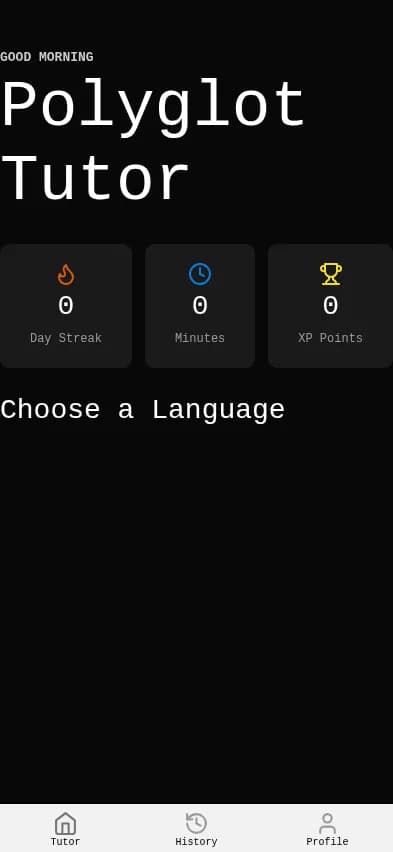 Polyglot Voice Tutor
