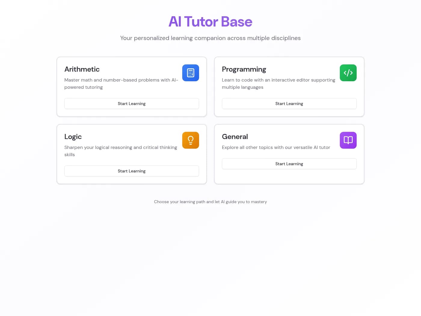 AI Tutor Base