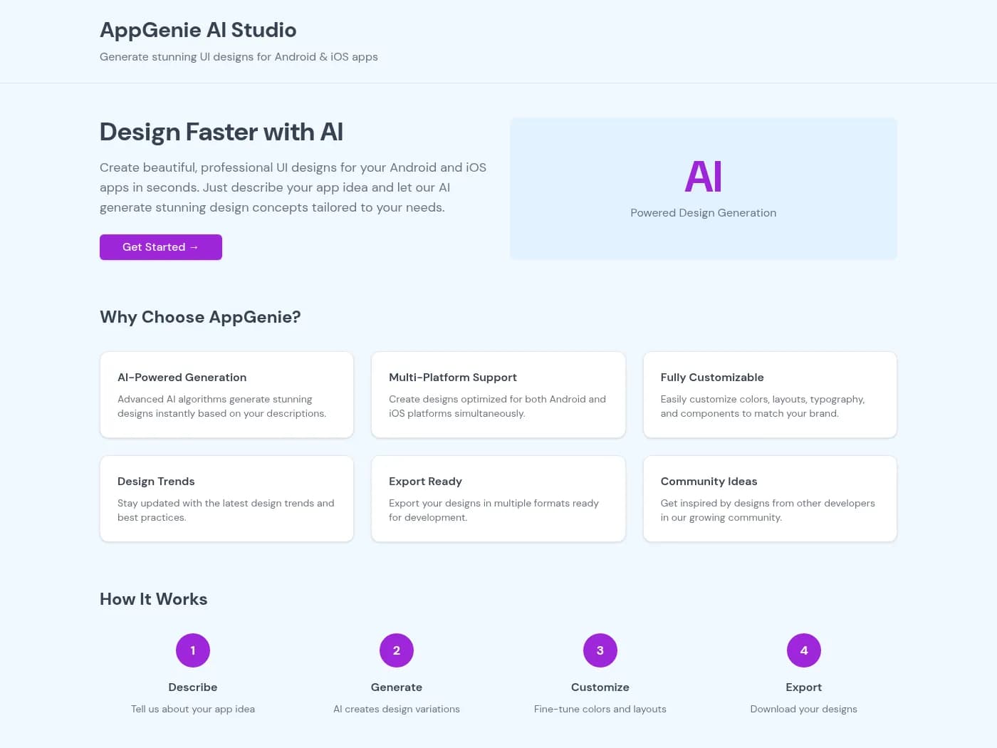 AppGenie AI Studio
