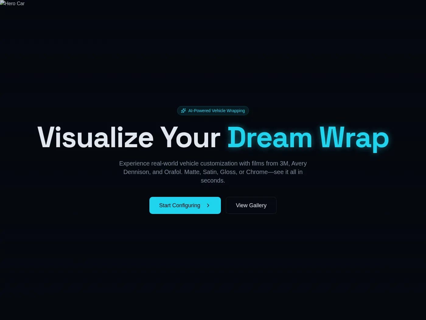 Vehicle Color AI Configurator