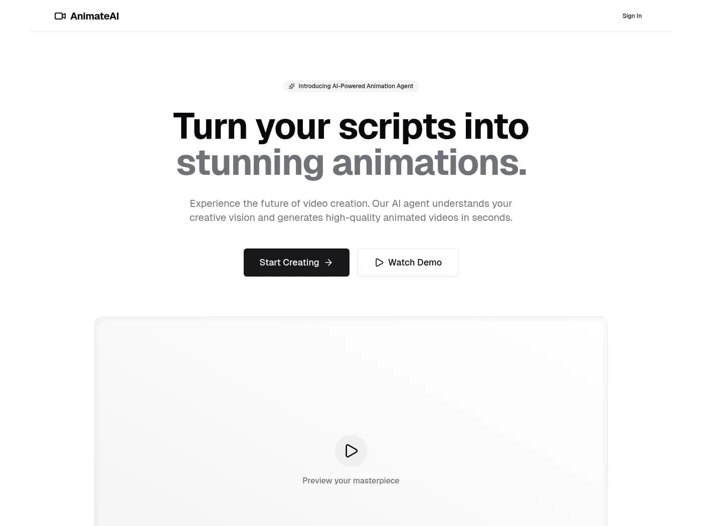 AnimateAI Studio