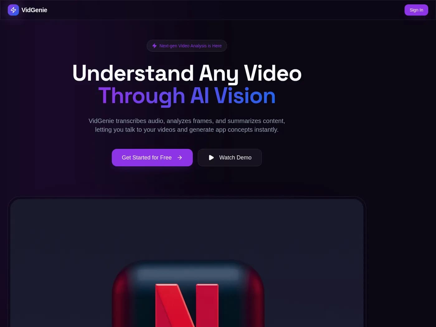 VidGenie AI Agent