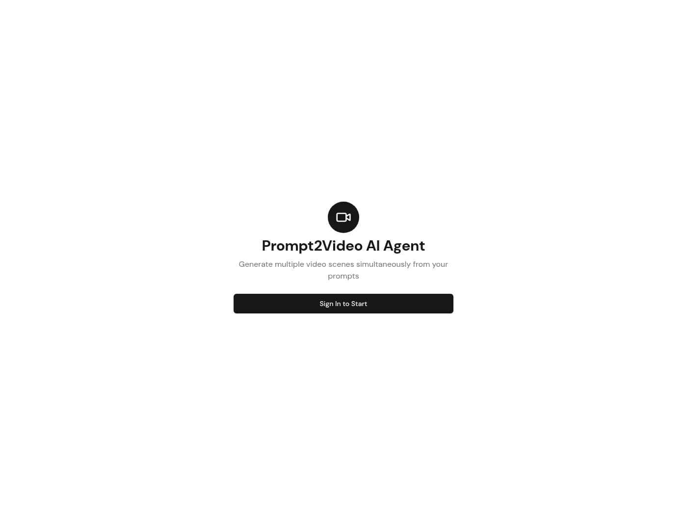 Prompt2Video AI Agent