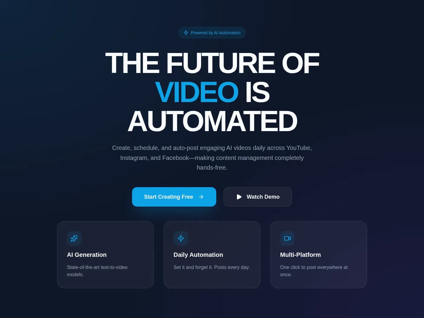 AI Video Automation Hub