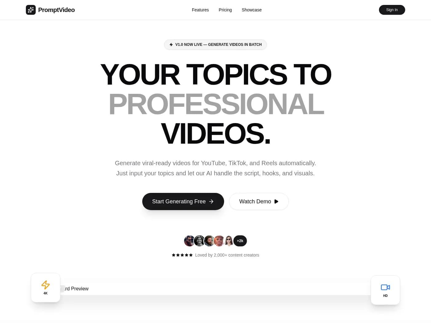 PromptVideo Studio