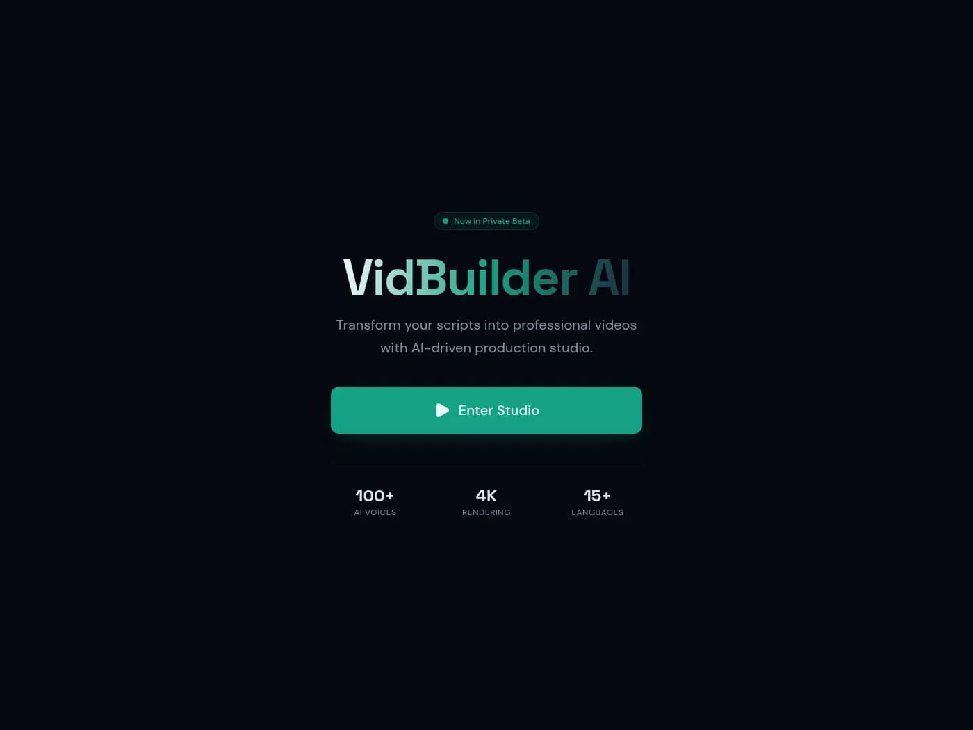 VidBuilder AI Studio