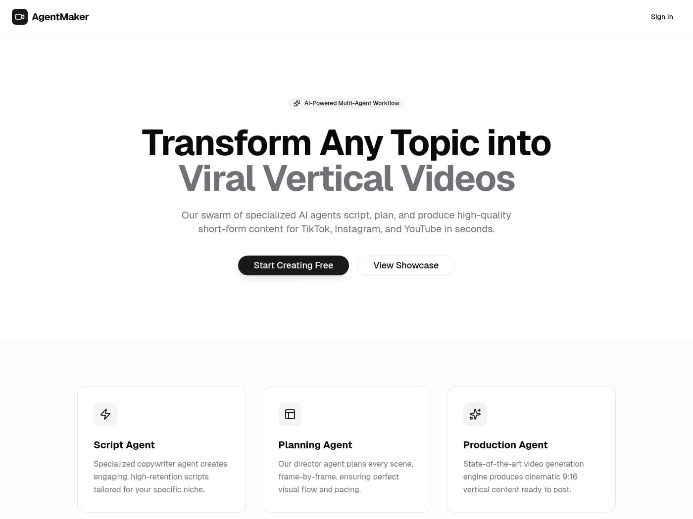 Agent Video Maker