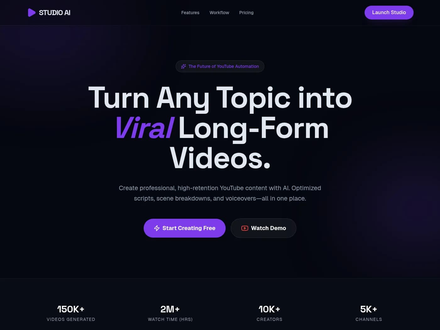LongForm AI Video Studio
