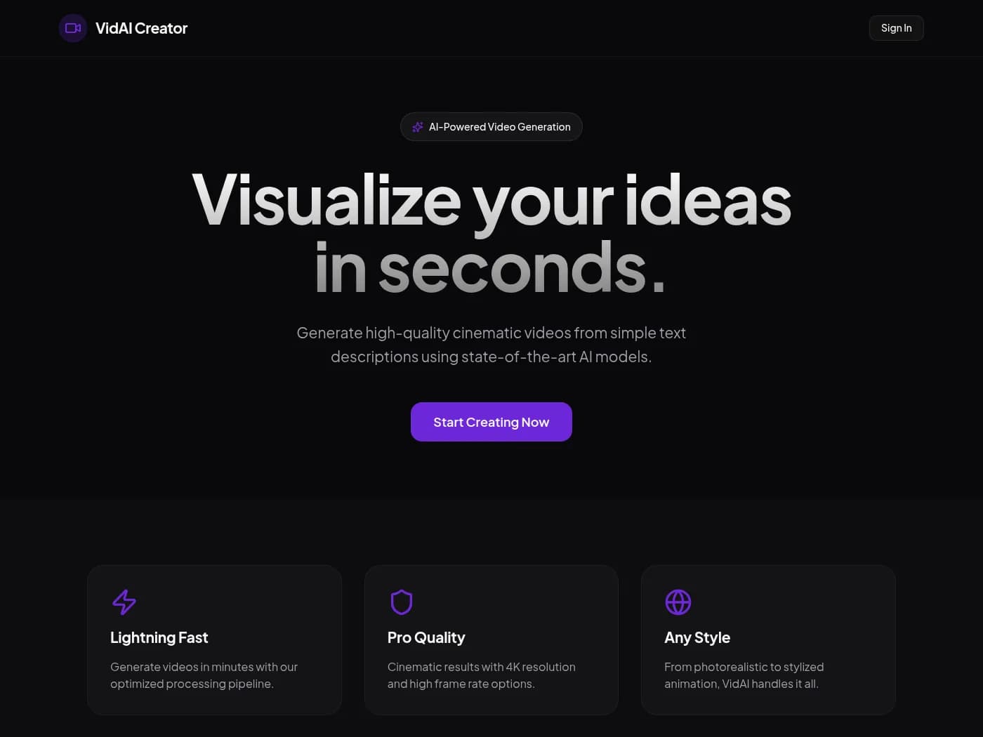 VidAI Creator