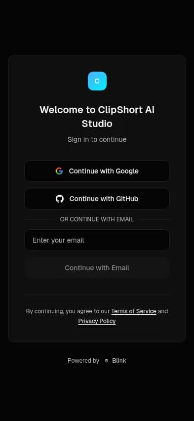 ClipShort AI Studio