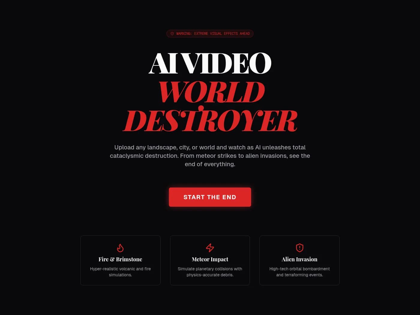 AI Video World Destroyer