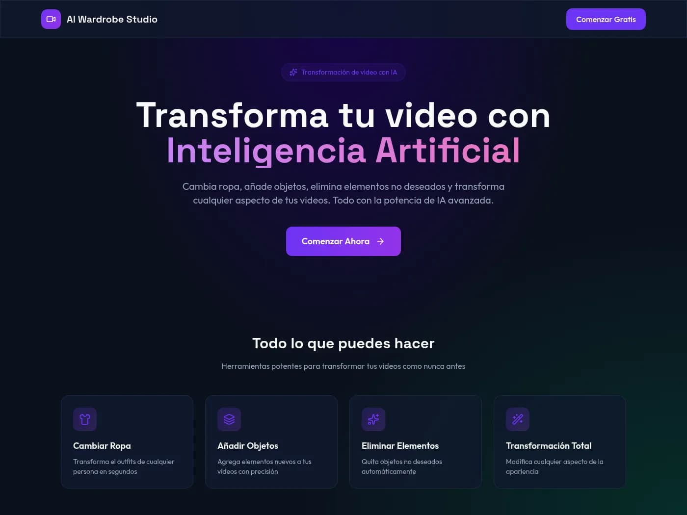 AI Video Wardrobe Studio