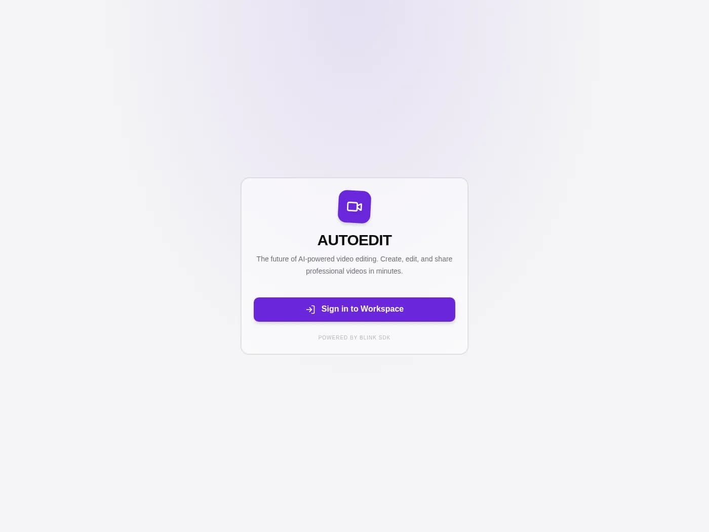 AutoEdit AI Video Maker