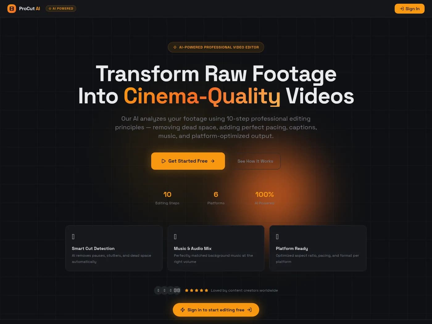 Pro Video Editing AI