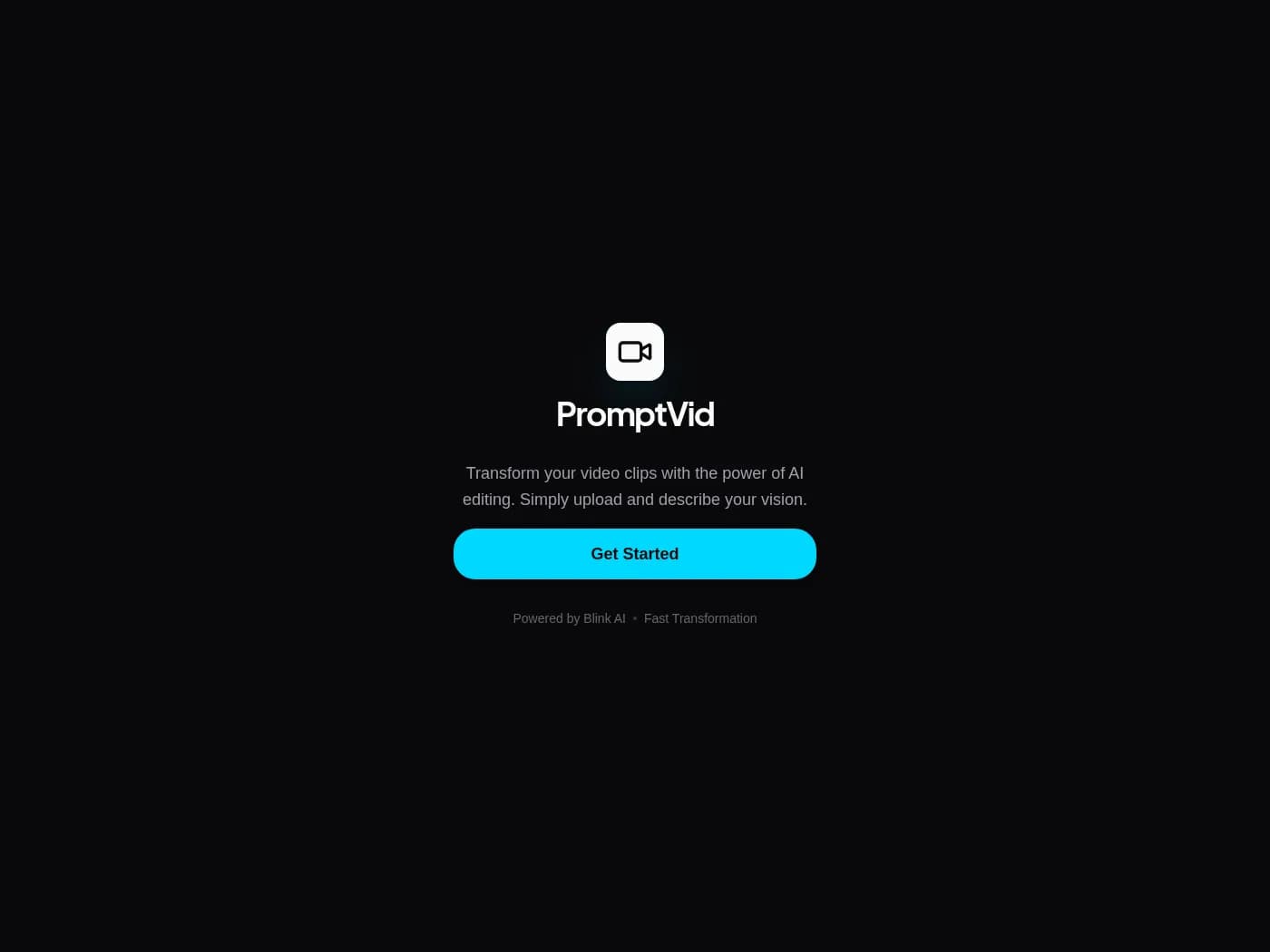 Prompted AI Video Editor