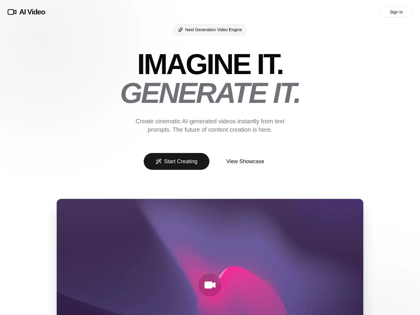 AI Video Generator