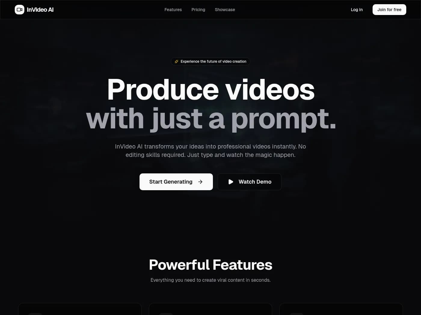 Invideo AI Clone