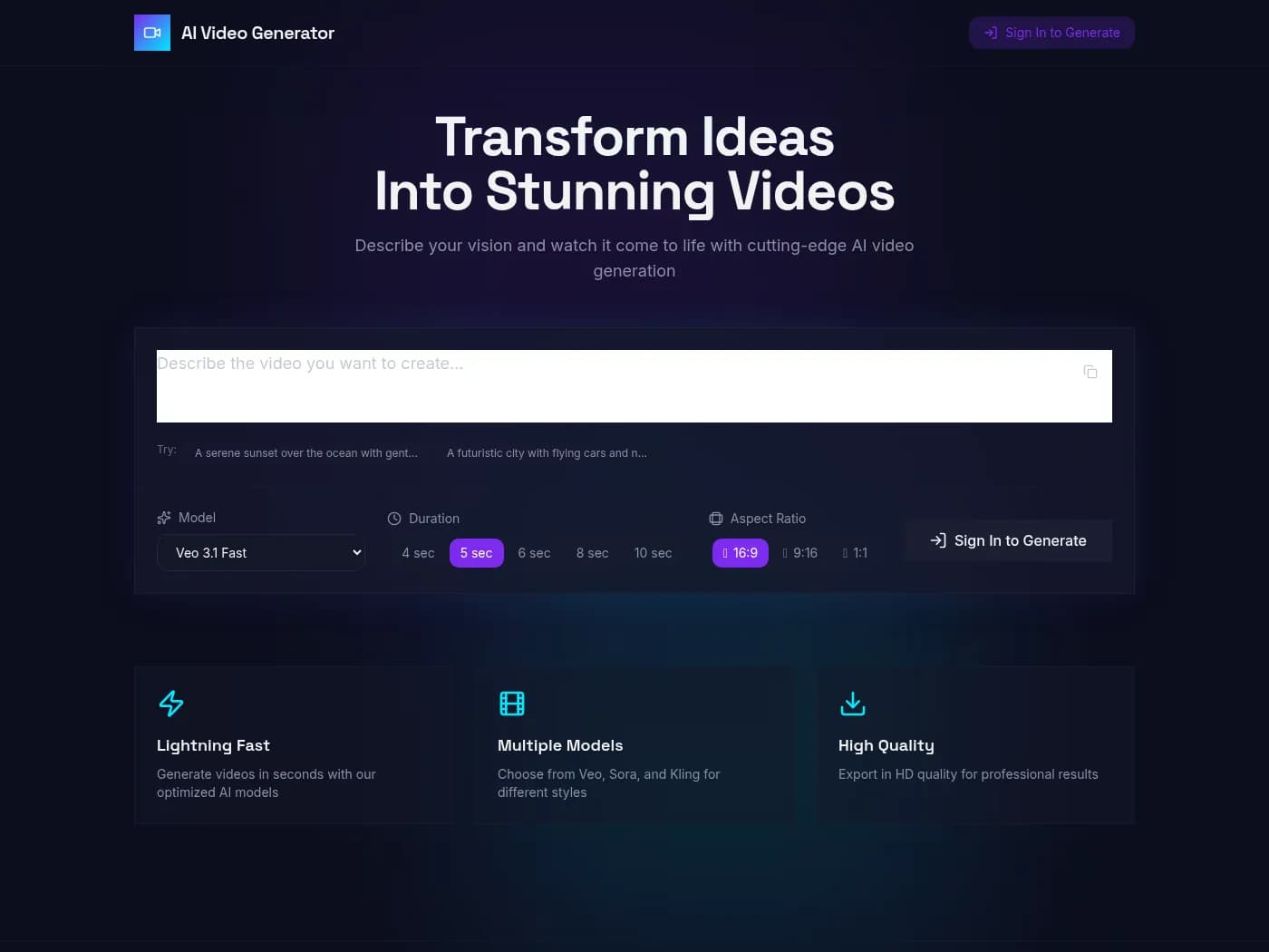 AI Video Generator