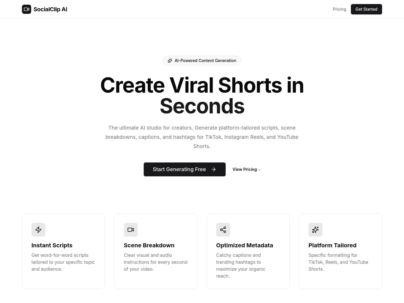 SocialClip AI Studio