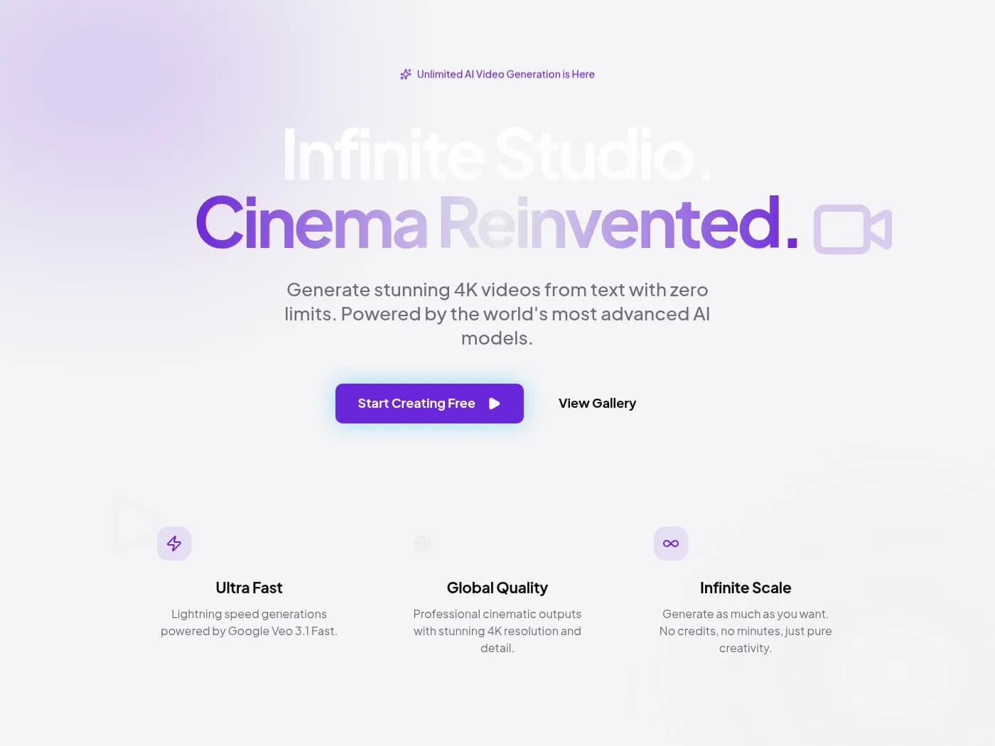 Infinite AI Video Studio
