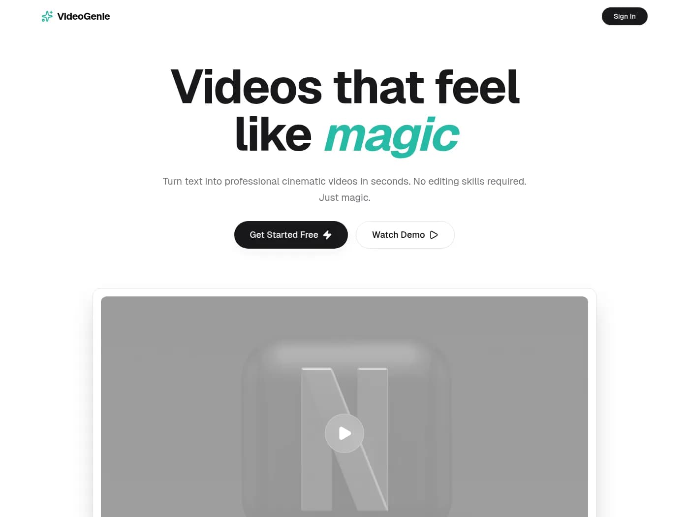 VideoGenie AI